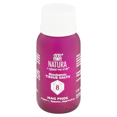 Natura 8 - Mag Phos D6 125 Tablets | PnP