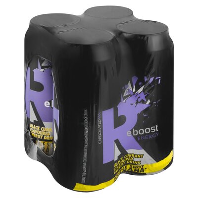 Reboost Blackcurrant Energy Drink 4 x 500ml | PnP