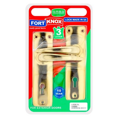 Fort Knox 3-Lever Brass Plated Handles | Smart Price Specials | PnP Home