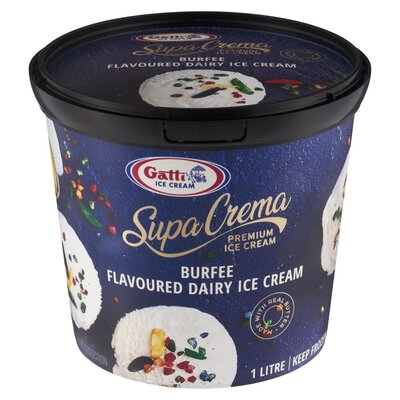 Gatti Supa Crema Burfee Real Dairy Ice Cream 1L | PnP