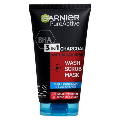 Garnier Skin Active 3in1 Face Wash Charcoal 150ml | Smart Price ...