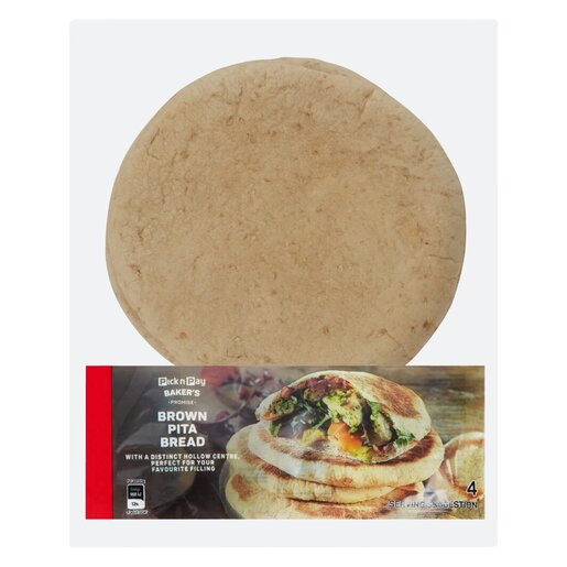 PnP Brown Pita Breads 4s | PnP