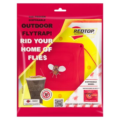 Red Top Disposable Fly Trap | PnP
