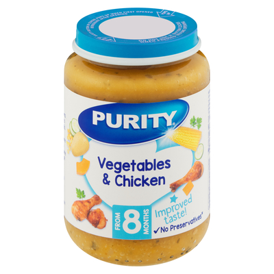 Purity Jar 3rd Vegetables & Chicken from 8 Months 200ml | PnP