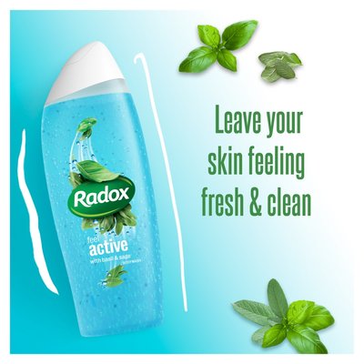 Radox Feel Active Basil & Sage Body Wash 400ml | PnP
