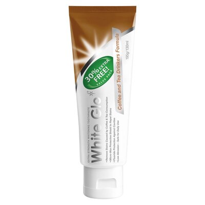 White Glo 2in1 Toothpaste 100ml + 30ml Free | PnP