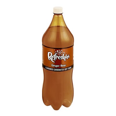 Refresh Ginger Beer Flavoured Carbonated Soft Drink 2L | PnP