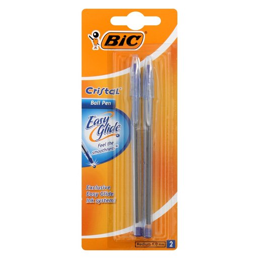 Bic Cristal Easy Glide Pen Blue 2 Pack | Smart Price Specials | PnP Home