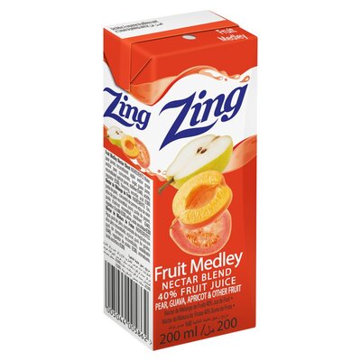 Zing Long Life Fruit Medley Fruit Nectar 200ml | PnP
