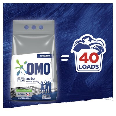 Omo Stain Removal Auto Washing Powder Detergent 4kg | Smart Price ...