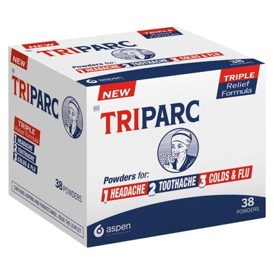 Triparc Pain Relief Powder 38 Pack | PnP