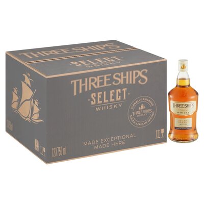 Three Ships Premium Select Whisky 750ml x 12 | PnP