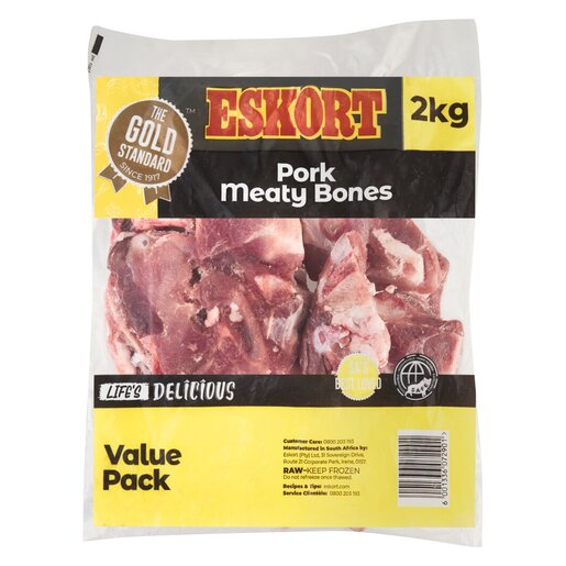 Eskort Pork Meaty Bones 2kg | PnP