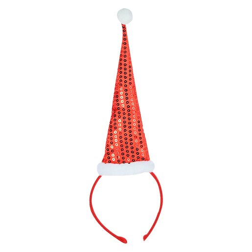 Creative Christmas Red Sequins Headband | PnP