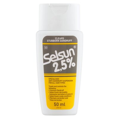 Selsun Medicated Shampoo Treatment 2.5% 50ml | PnP