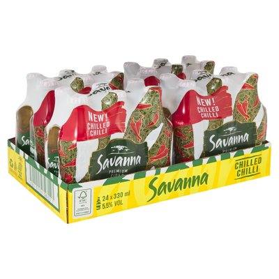 Savanna Chilled Chilli 24 x 330ml | PnP