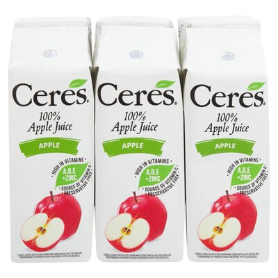 Ceres 100% Apple Fruit Juice 200ml x 6 | PnP
