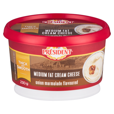 President Onion Marmalade Thick & Smooth Cream Cheese | Smart Price ...