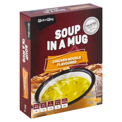 PnP Chicken Noodle Soup In a Mug 4 Pack | PnP