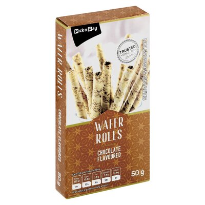 PnP Chocolate Flavoured Wafer Rolls 50g | PnP