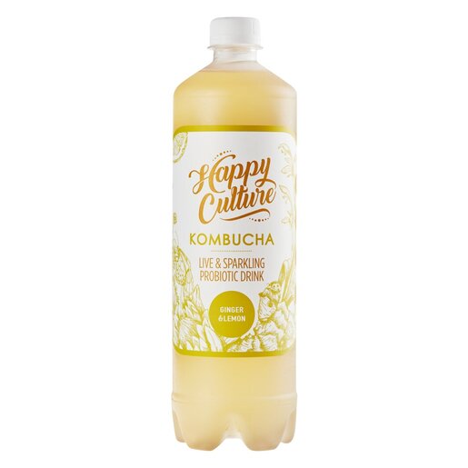 Happy Culture Kombucha Ginger Lemon 850ml | PnP