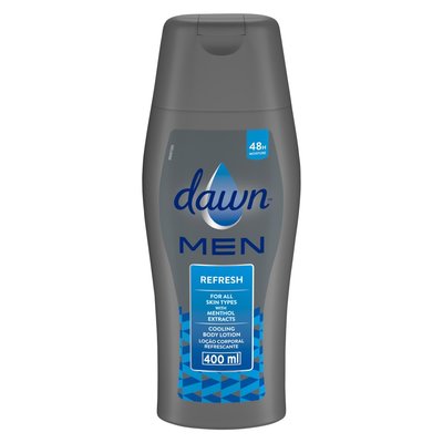 Dawn Men Refresh Cooling Body Lotion for All Skin Types 400ml | PnP