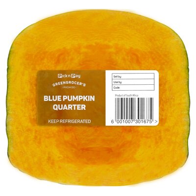 PnP Blue Pumpkin Quarter | PnP
