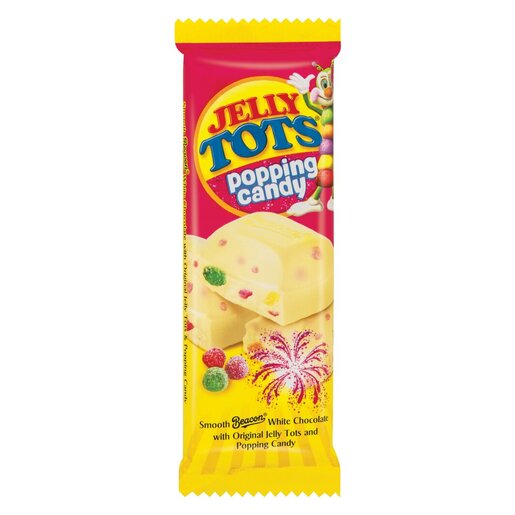 Jelly Tots White Chocolate Popp Candy Slab 80g | PnP