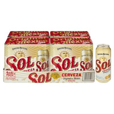 Sol Premium Lager Beer Cans 24 x 500ml | PnP