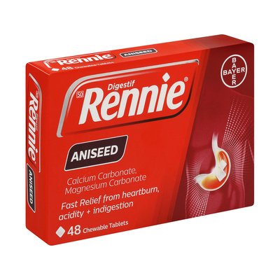 Rennie Antacid Tablets Aniseed 48s | PnP