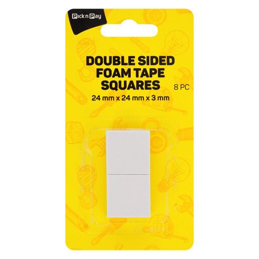 PnP Double Sided Tape Square 8 Piece | PnP