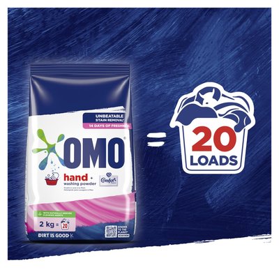 Omo Stain Removal Hand Washing Powder Detergent with Comfort Freshness ...