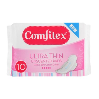 Comfitex Ultra Thin Unscented Pads 10 pack | PnP