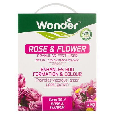 Wonder Rose & Flower Granular Fertiliser 3kg | PnP