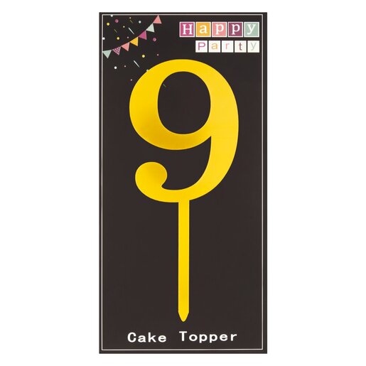 G&D Number 9 Cake Topper | PnP