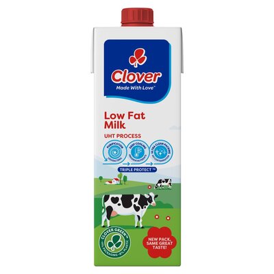 Clover Low Fat Uht Milk 6 x 1L | PnP