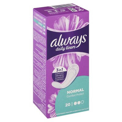 Always Normal Comfort Protect Daily Pantyliners 20 Pack | Smart Price ...