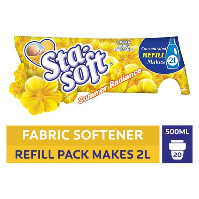 Sta-Soft Summer Radiance Fabric Softener Refill 500ml | PnP