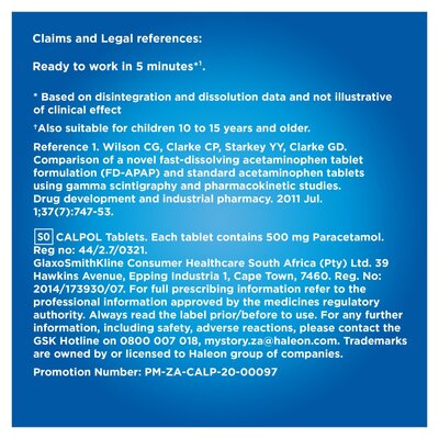 Calpol Pain and Fever Tablets 12 Pack x 1440 | PnP