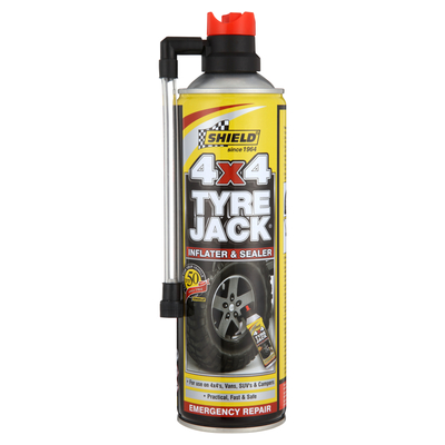 Shield Tyre Jack Emergency 4x4 Tyre Inflator 500ml | PnP
