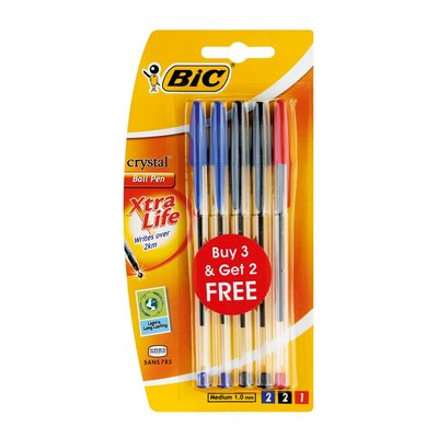 Bic Crystal Large Pen Blue 2up 2 Pack | PnP