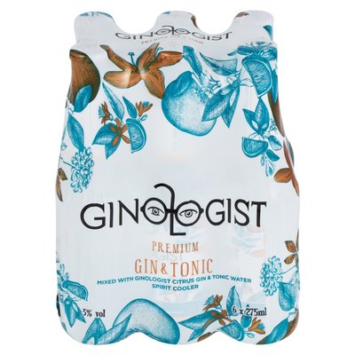 Ginologist Gin & Tonic Spirit Cooler 6 x 275ml | PnP