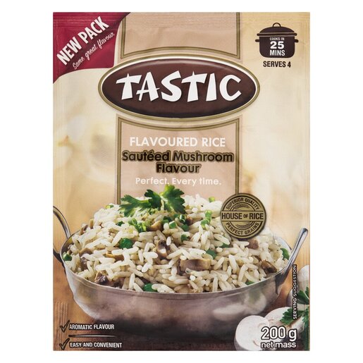 Tastic Rice Sauteed Mushroom Flavour 200g | PnP