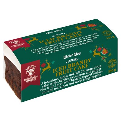 PnP Luxury Iced Brandy Fruit Cake 350g | PnP