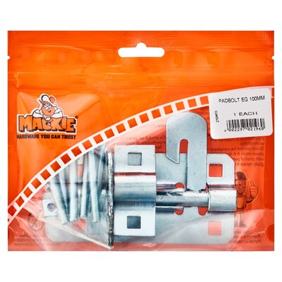 Mackie Galvanised Pad Bolt 100mm | PnP