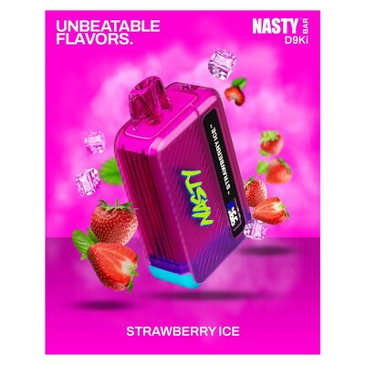 Nasty Strawberry Ice 5.0% Rechargeable 9000 Puffs Disposable Vape | PnP