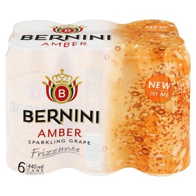 Bernini Amber Can 6 x 440ml | PnP
