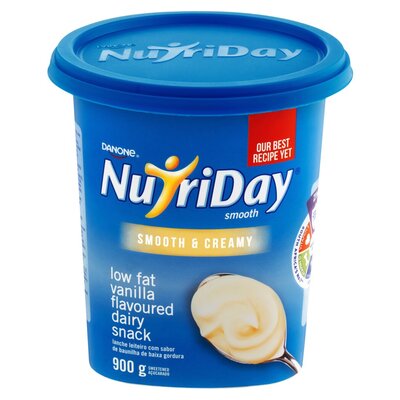 Danone Nutriday Low Fat Smooth Vanilla Yoghurt 900g | PnP