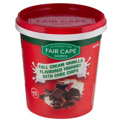 Fair Cape Full Cream Chocolate Chip Yoghurt 1kg | PnP