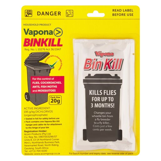 Vapona Bin Kill 20g | Smart Price Specials | PnP Home